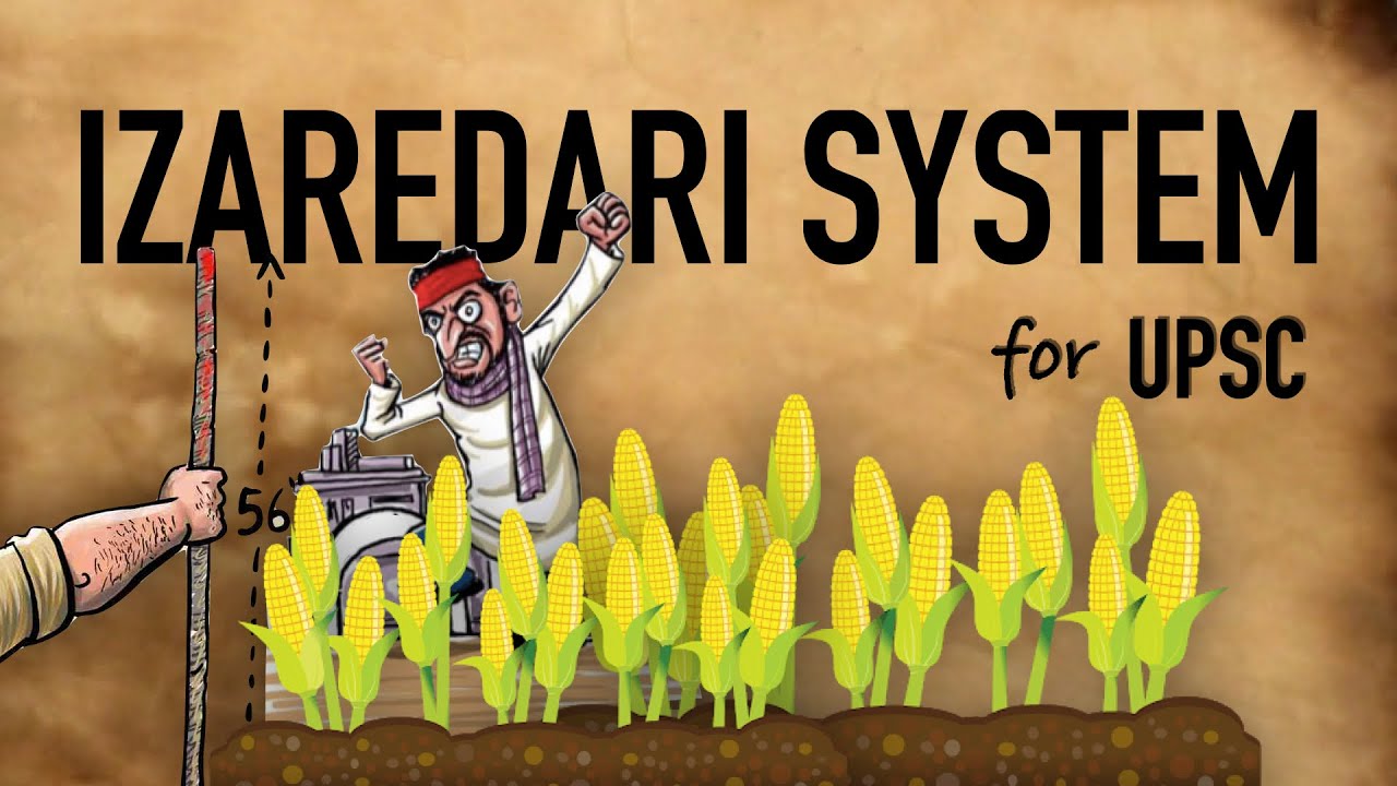 Izaredari System | Land Revenue System during British Rule | Modern ...