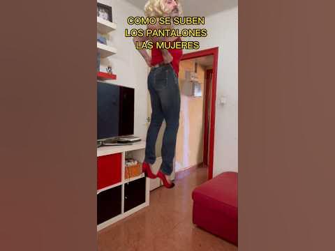 COMO SE SUBEN LOS PANTALONES LOS HOMBRES Y LAS MUJERES - YouTube