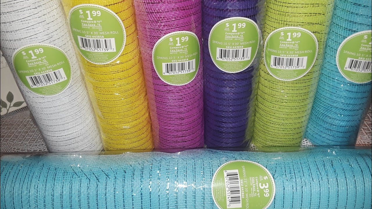 Wreath Maker's Heaven!Roses Mesh Haul|Spring 2021 - YouTube