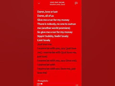 LOVE. FEAT. ZACARI. - Kendrick Lamar, Zacari (sped up) #spedupsongs # ...