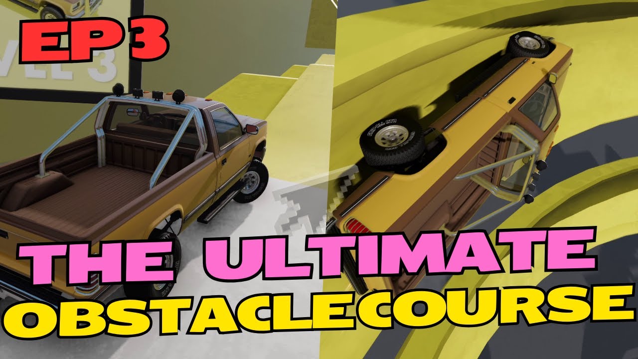 Ultimate Obstacle Course Challenge in Beamng! Ep 3 - YouTube
