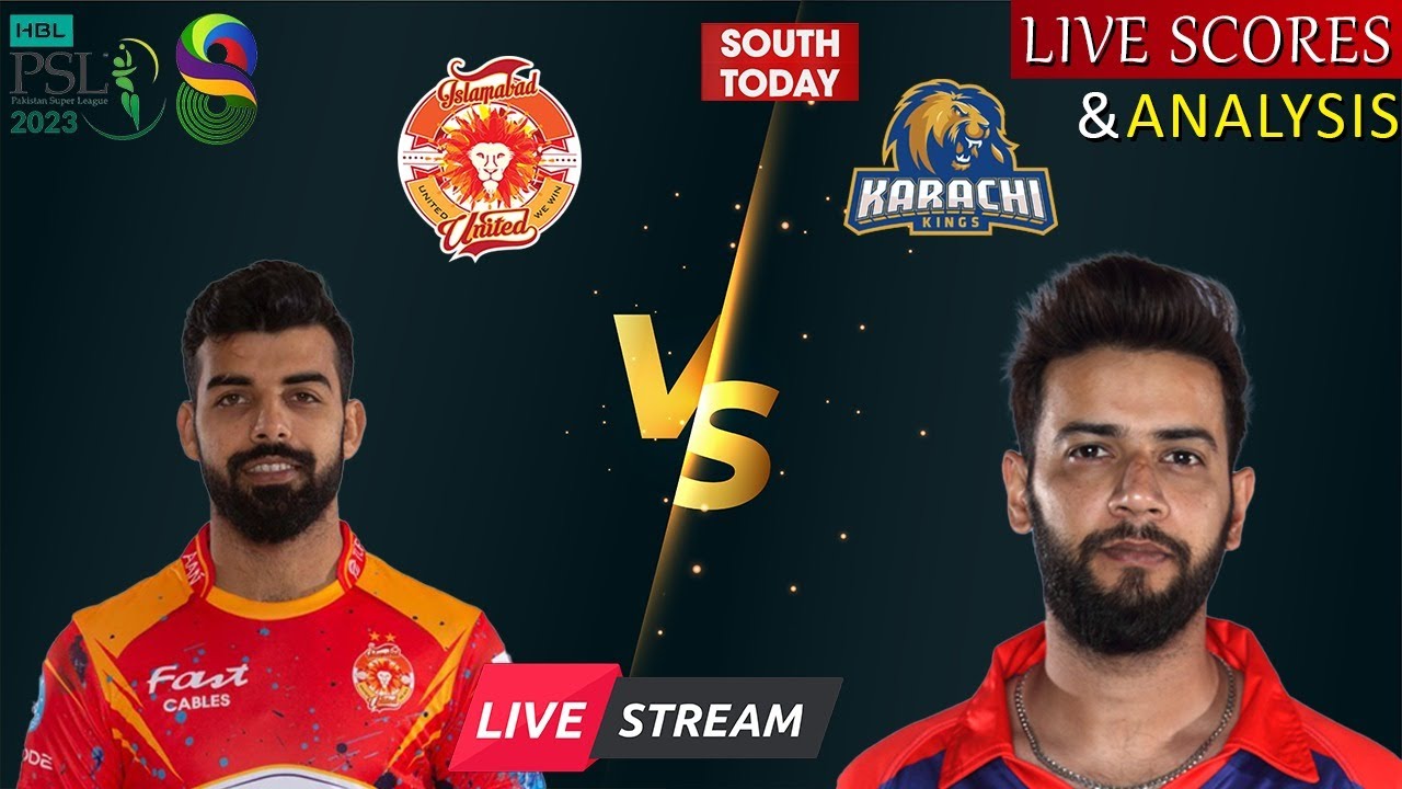 🔴Live: PSL 8 Karachi Kings vs Islamabad United | Match Today | PSL ...