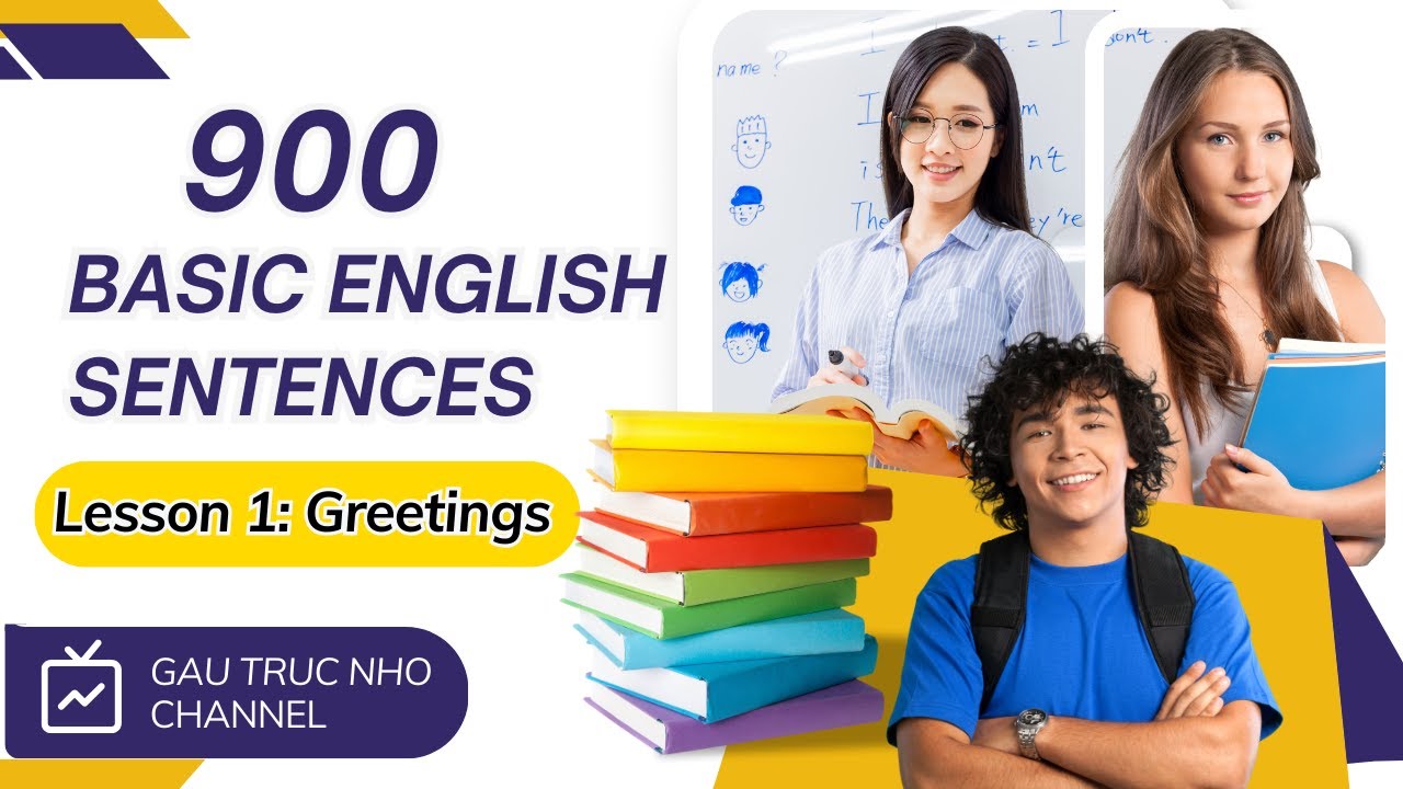 900 Basic English Sentences – Lesson 1: Greetings | Learn Everyday ...