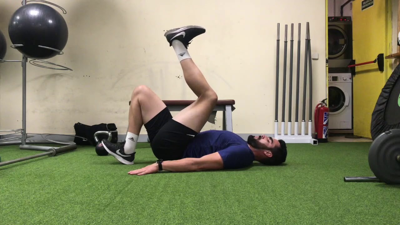 Extensiones cadera 1 pierna - YouTube