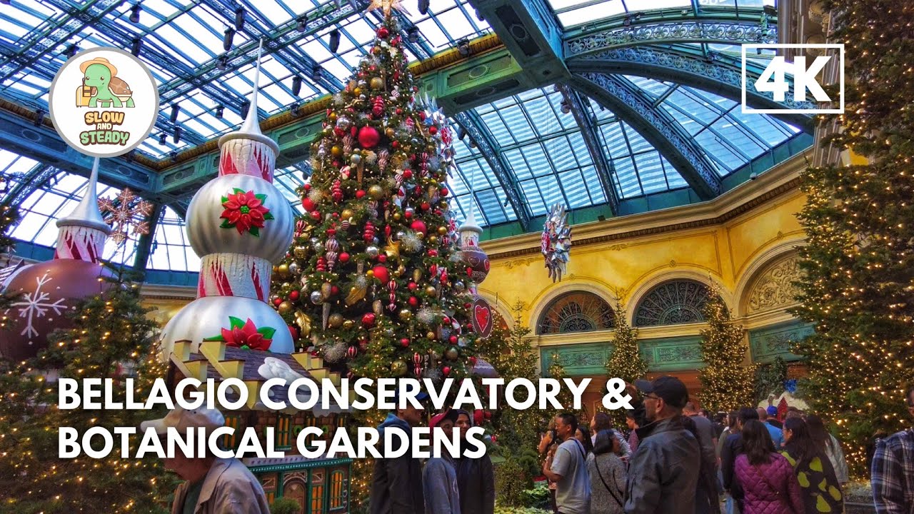 BELLAGIO Conservatory Botanical Gardens Las Vegas | Christmas ...