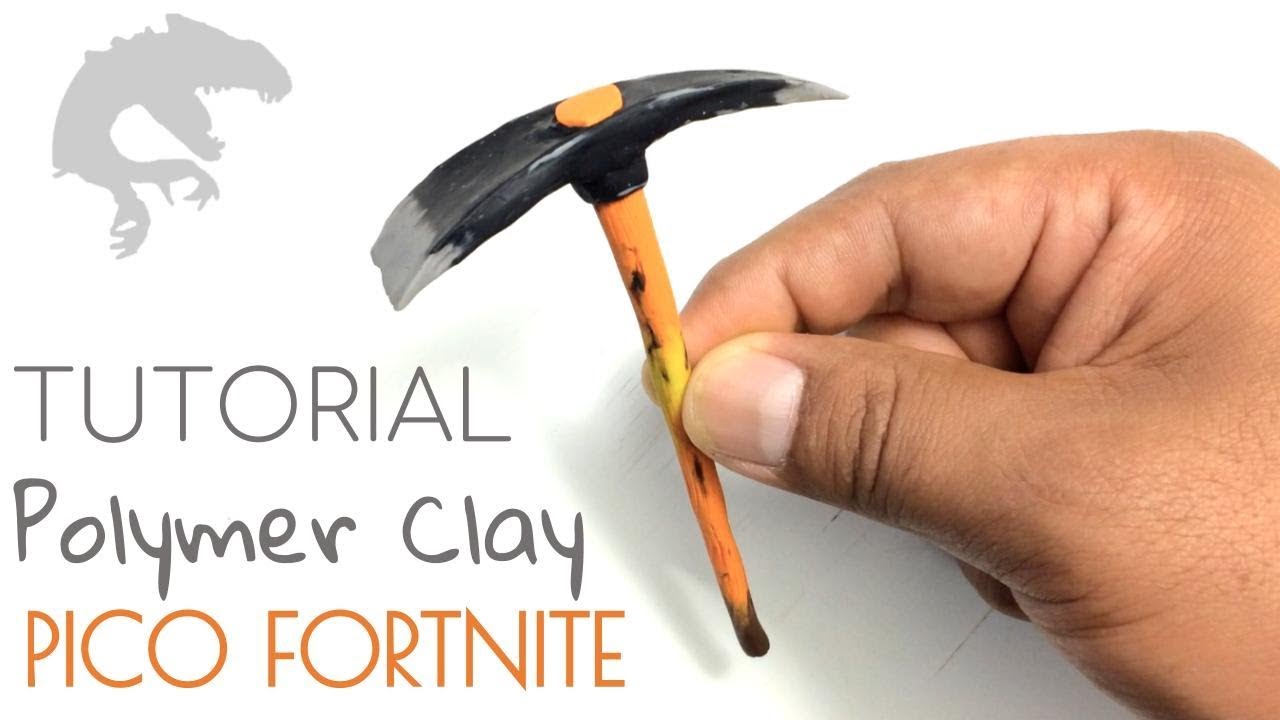 COMO HACER EL PICO (PICKAXE) DE FORTNITE DE PLASTILINA/ARCILLA PASO A ...