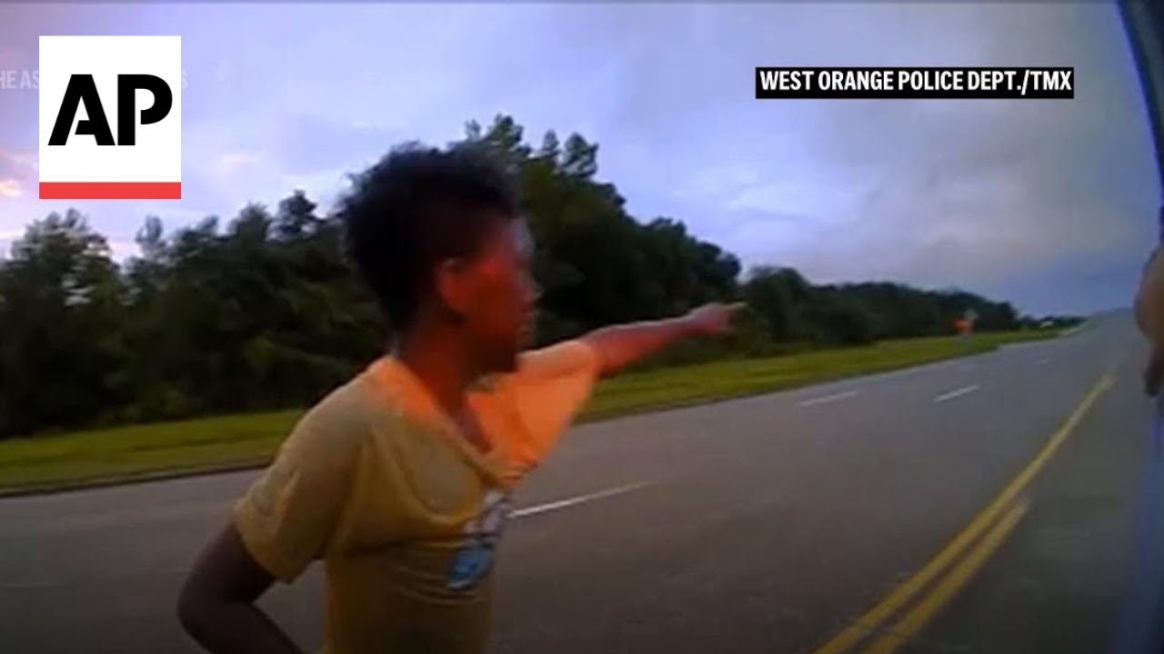 Bodycam video shows Texas police rescuing woman trapped in submerged ...