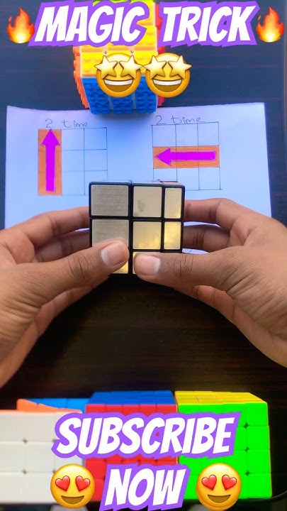 Mirror cube solve short easy magic trick #viral #shorts #trending #rubikscube #puzzle # ...