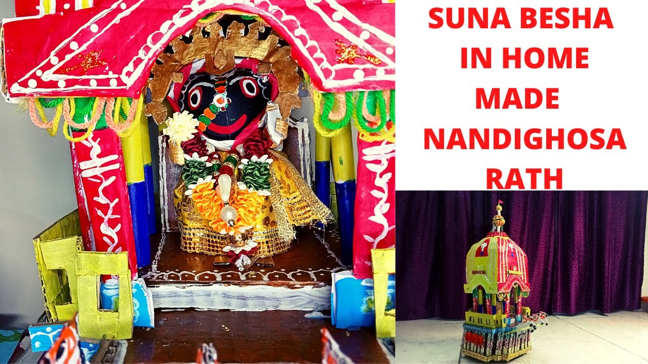 Suna Besha making at home for shri jagannath || Suna besha using ...
