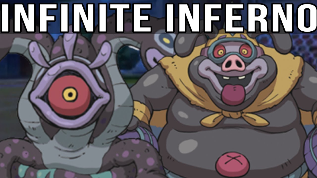Yo-Kai Watch Wibble Wobble - Infinite Inferno Eyedra and Hoggles - YouTube