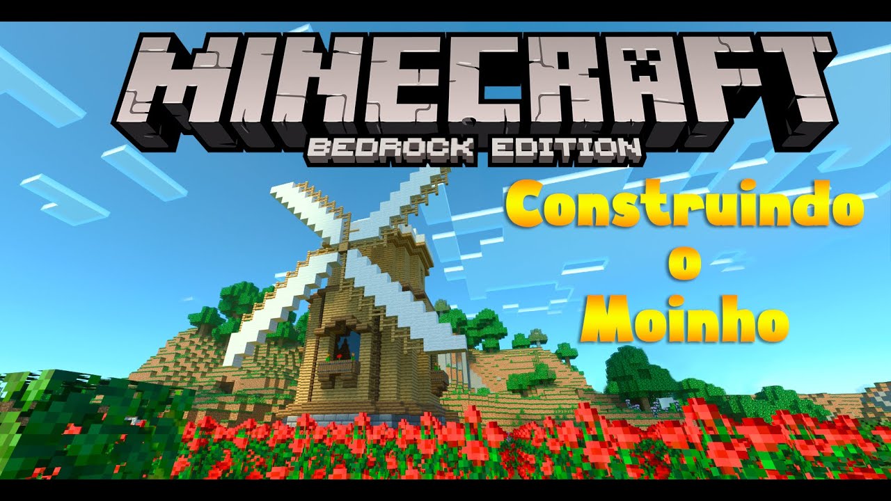 Construino um Moinho Minecraft Bedrock/ MCPE - YouTube
