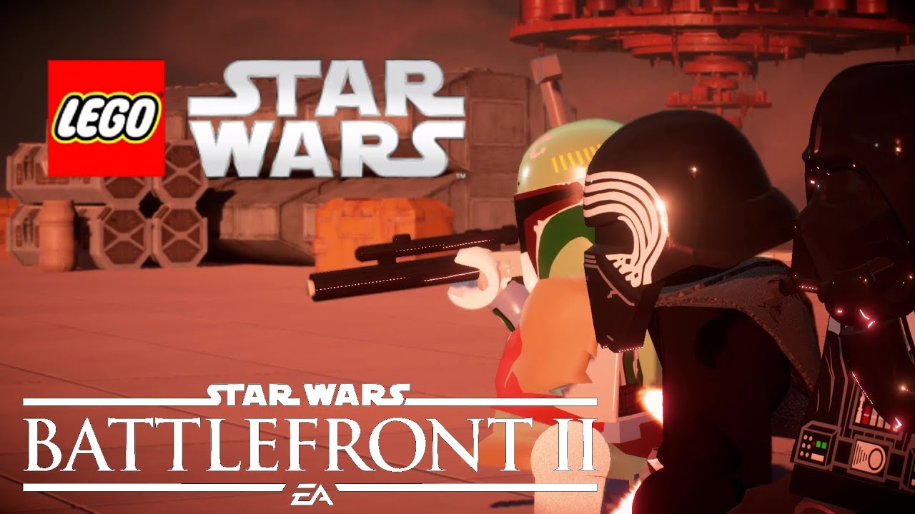 Battlefront 2 Lego Mod Luke vs Vader and more - YouTube