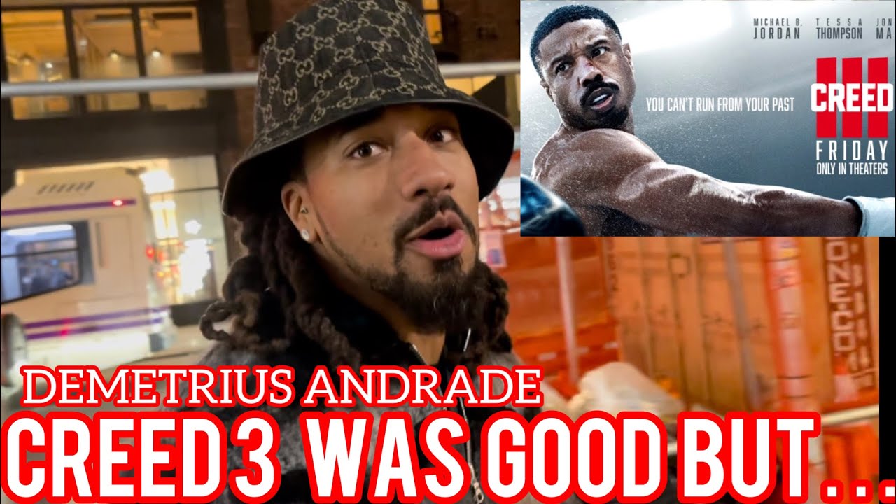 CREED 3 review with Demetrius Andrade “The Movie was good BUT…” - YouTube