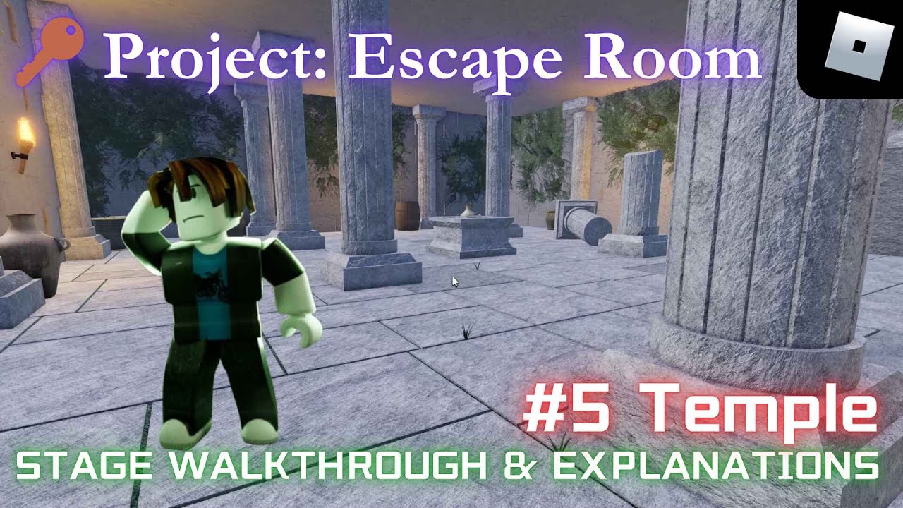 🛕 Ep.5 Temple | 🔑PROJECT: ESCAPE ROOM FULL WALKTHROUGH | Roblox - YouTube