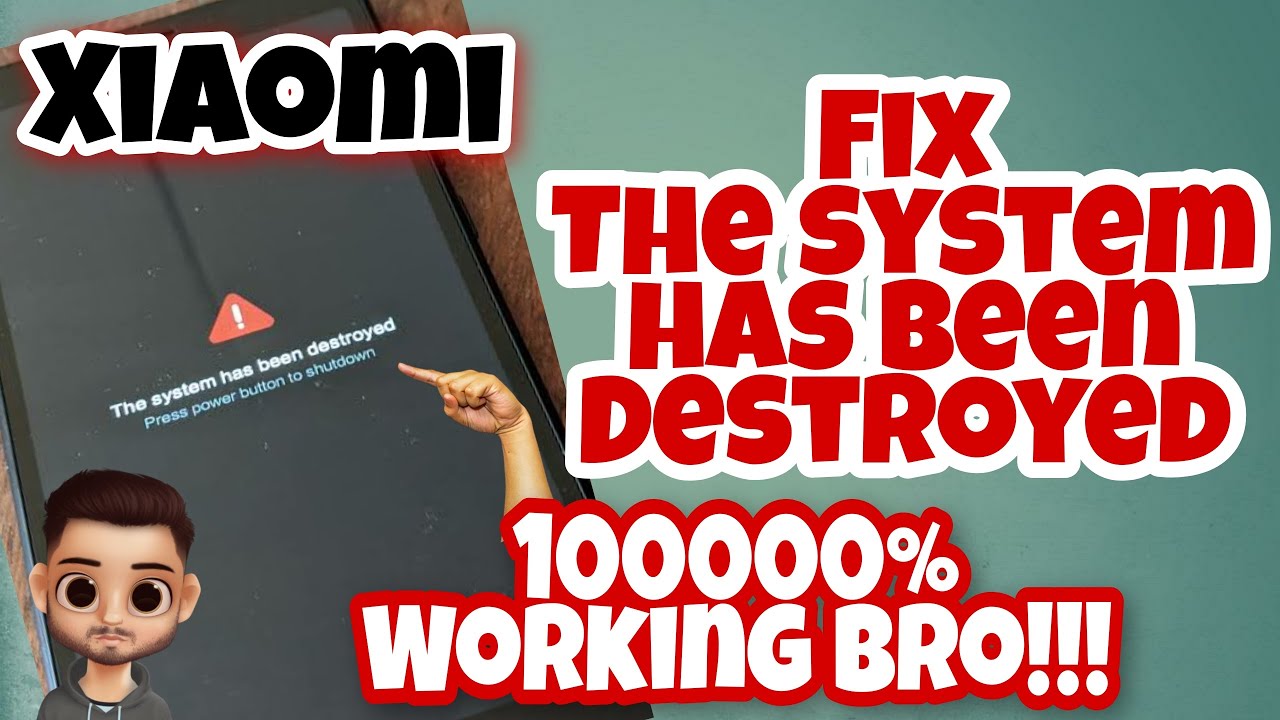 XIAOMI THE SYSTEM HAS BEEN DESTROYED || REDMI NOTE 5A 😭😭 - YouTube