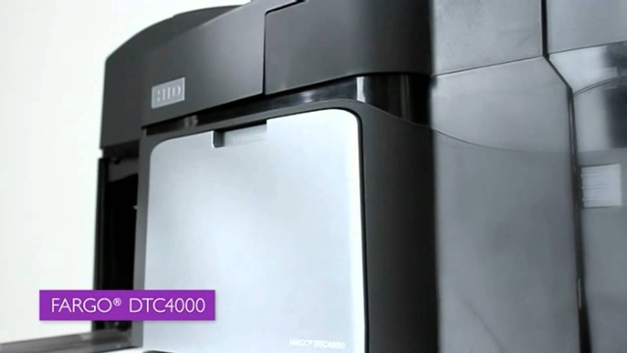 Fargo DTC4000 ID Card Printer Video - CardPrinter.com - YouTube