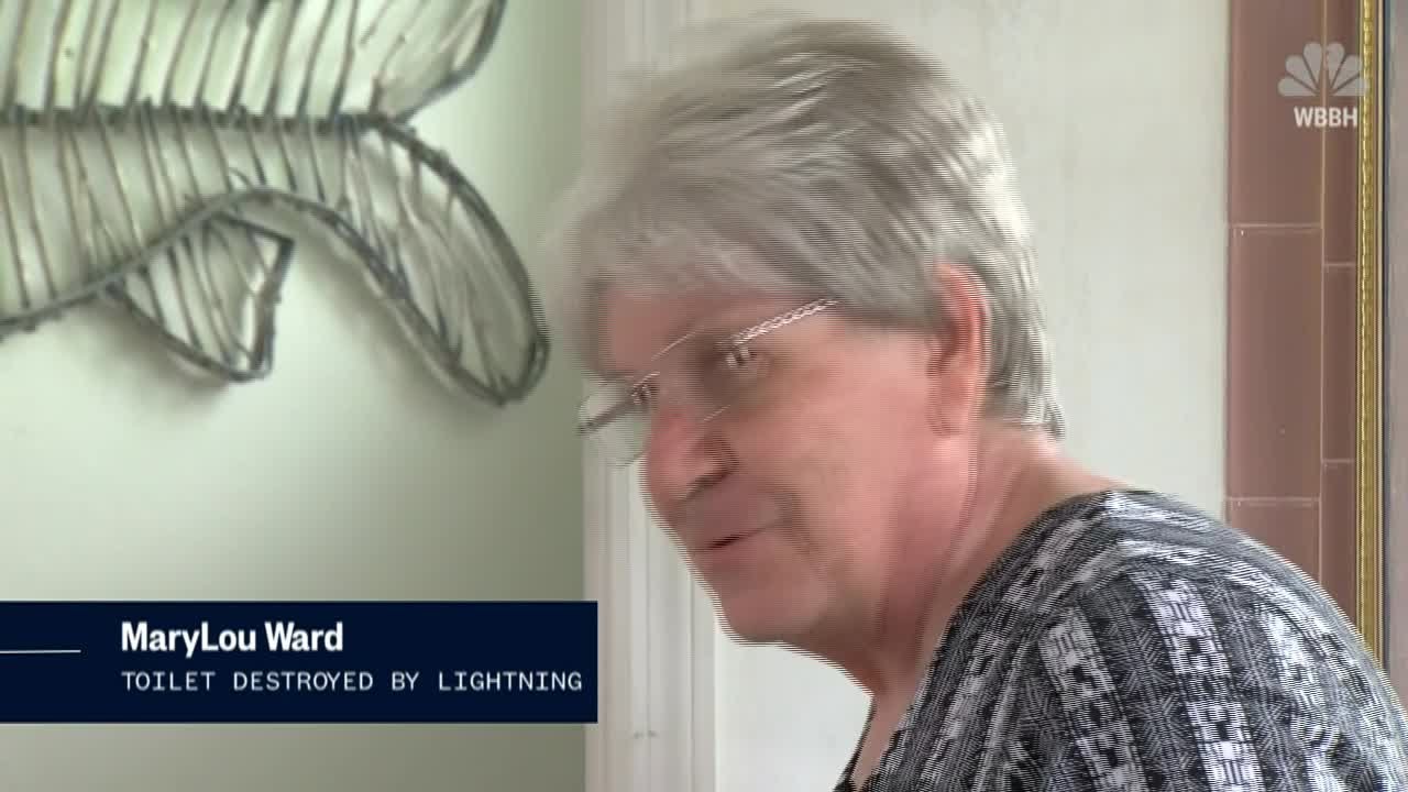 Bathroom Blast: Lightning Strike Explodes Toilet - YouTube