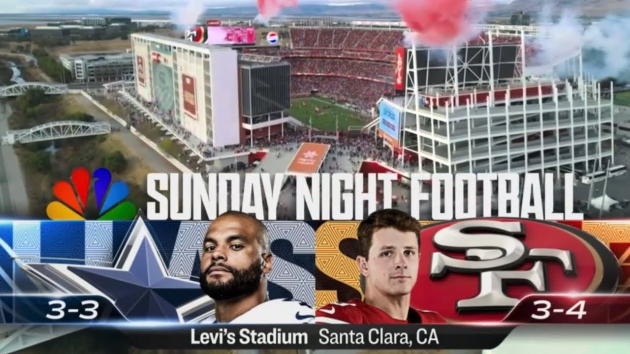 2024 NBC Sunday Night Football Intro/Theme Week 8 - YouTube