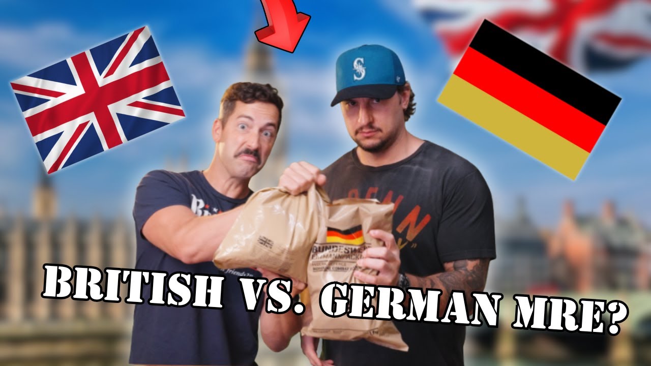 British vs German Army Food Taste Test! - YouTube