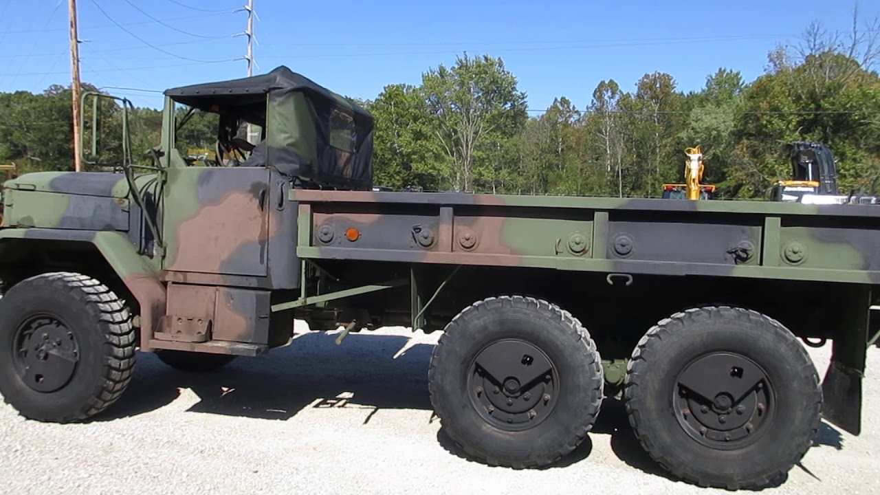 1994 M35A3 military truck C&C Equipment - YouTube