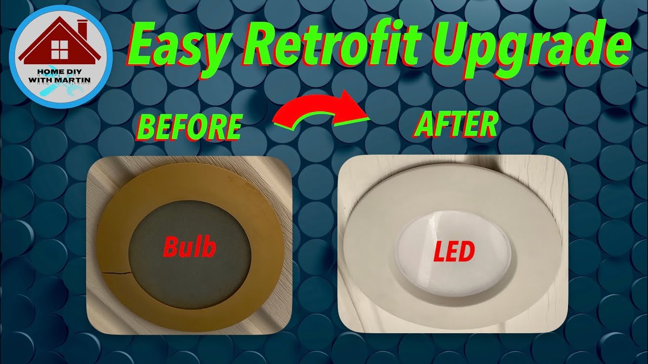 How to install Retrofit LED Recessed Lighting - YouTube