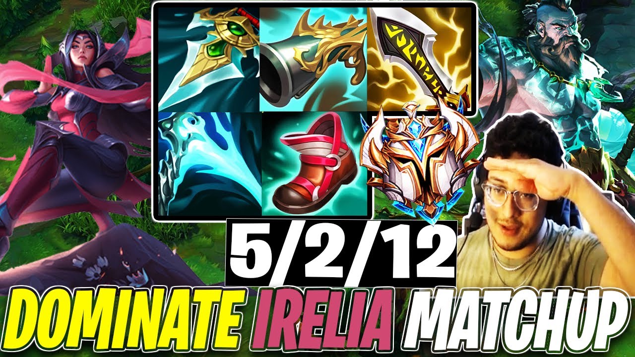 SOLARBACCA Learn From RANK#1 GP How To Dominate Irelia - YouTube