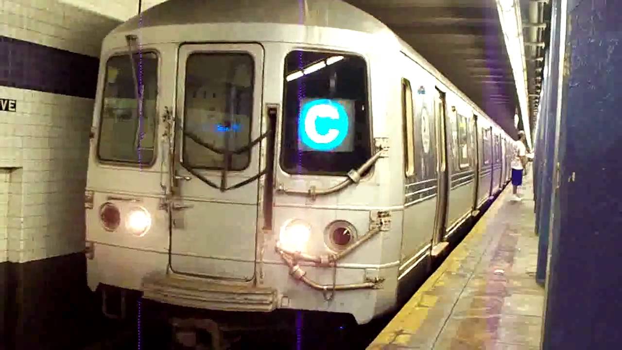 NYC Subway: R44 C Train Leaving East Village-2nd Avenue - YouTube