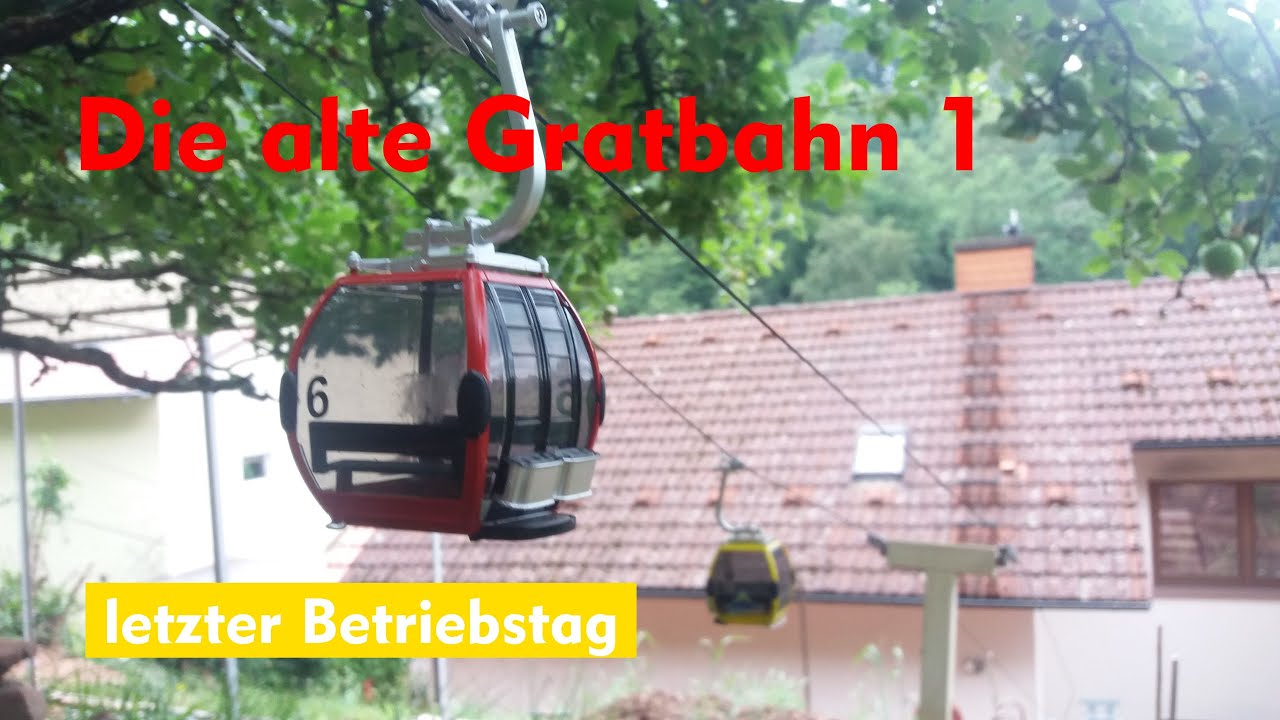 Modellskigebiet Lampental | 8-MGD Gratbahn 1 letzter Betriebstag - YouTube
