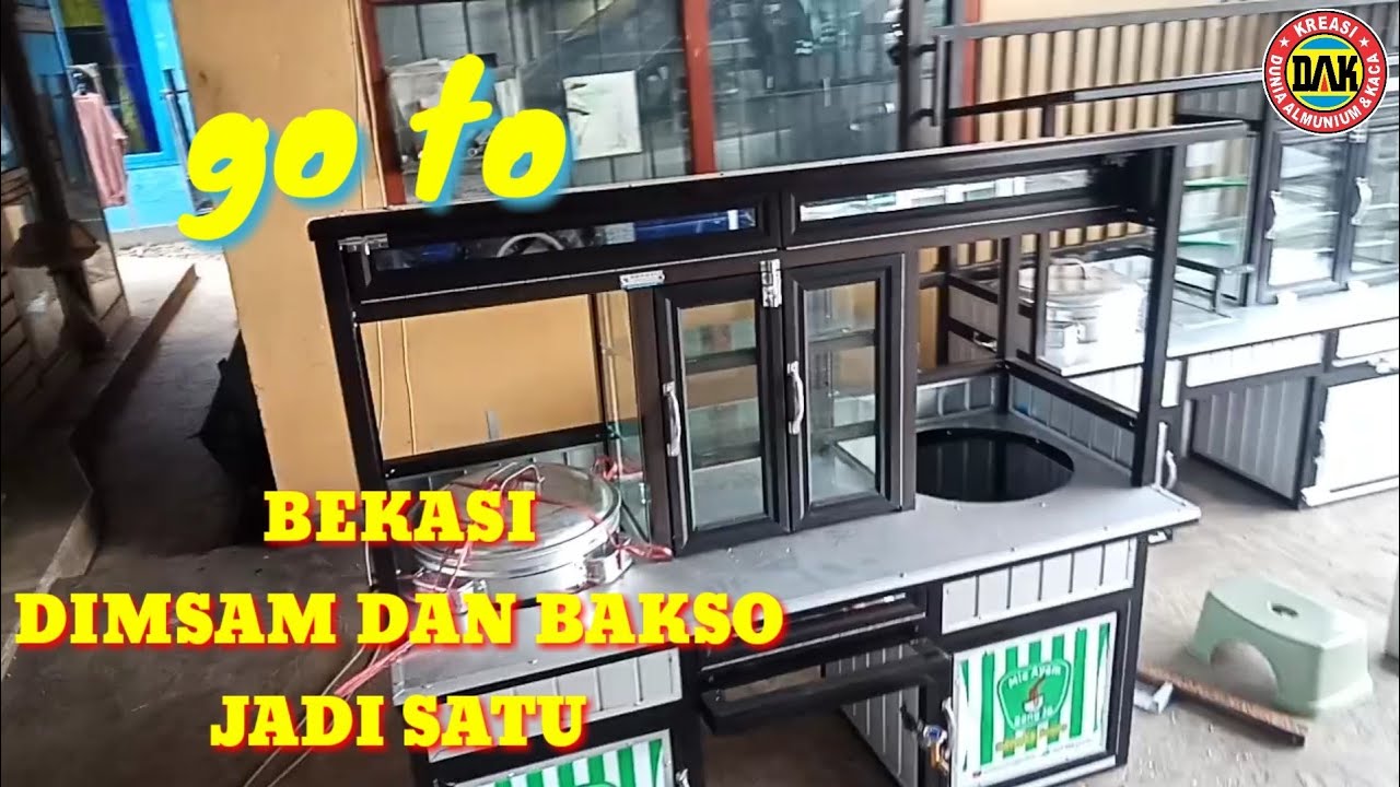 Gerobak Bakso Motor Murah Dan Kokoh Model Terbaru 2021 Youtube