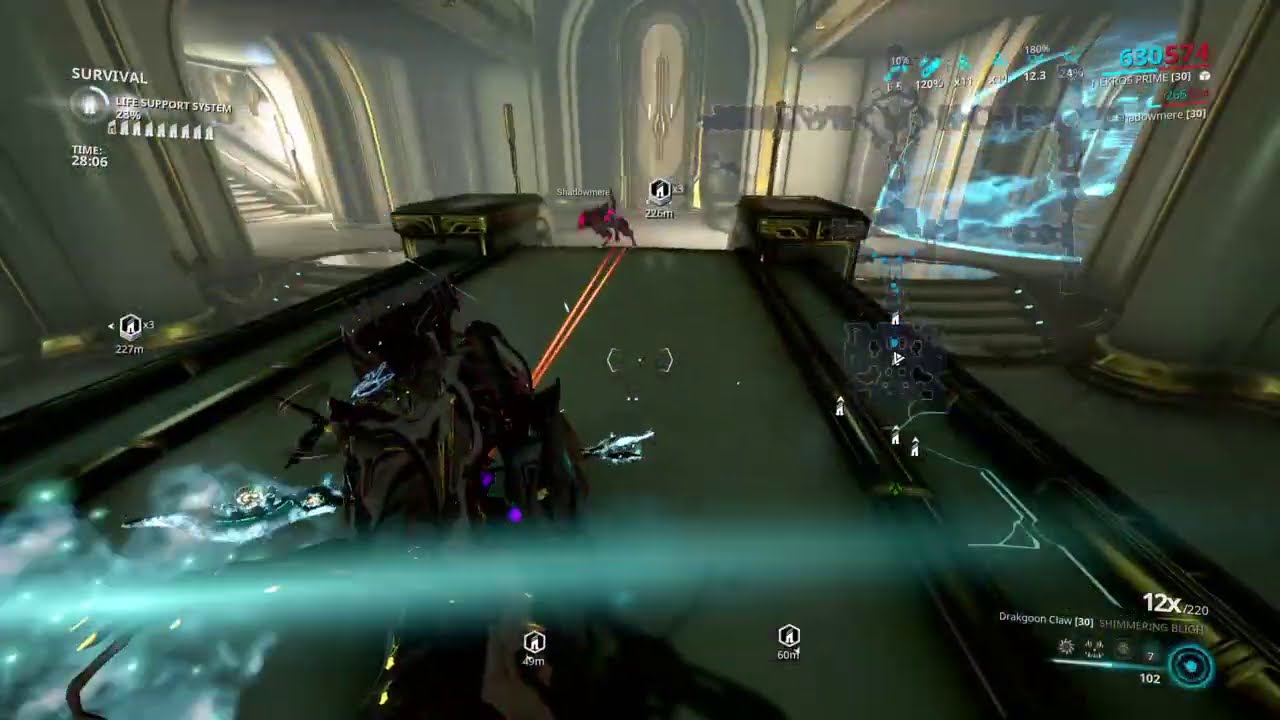 Finishing Lua with a 30 minute survival - Steel Path - Warframe - YouTube