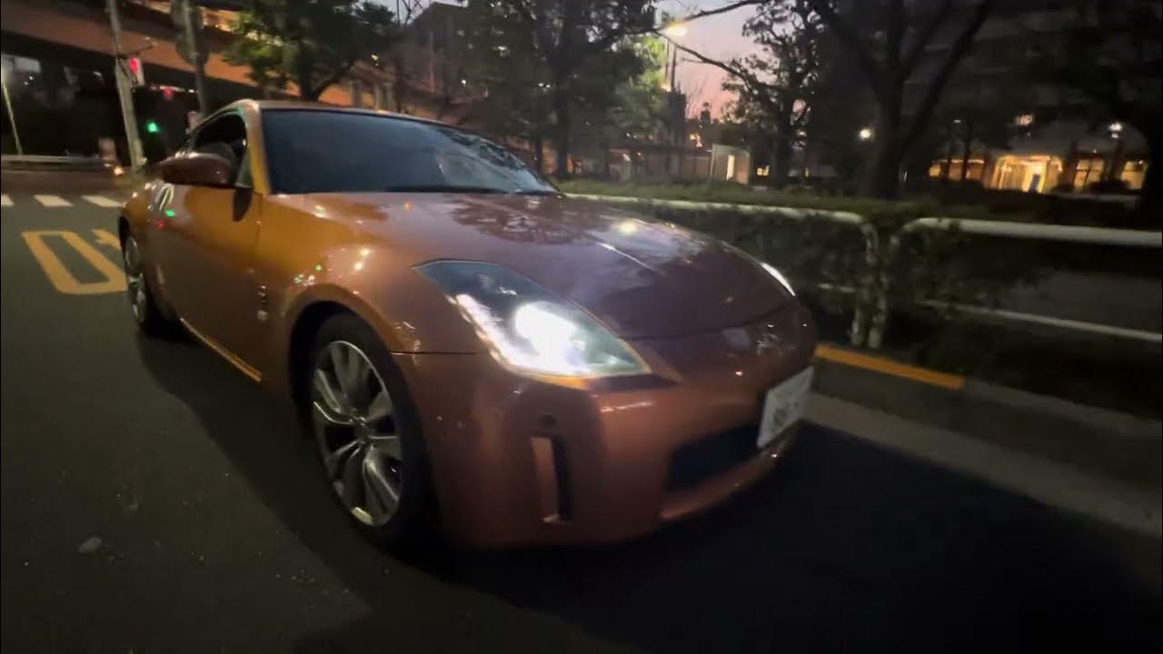 FairladyZ 350z z33nissan 2003 sunset orange 5AT JAPAN TOKYO SALE 4000$ - YouTube