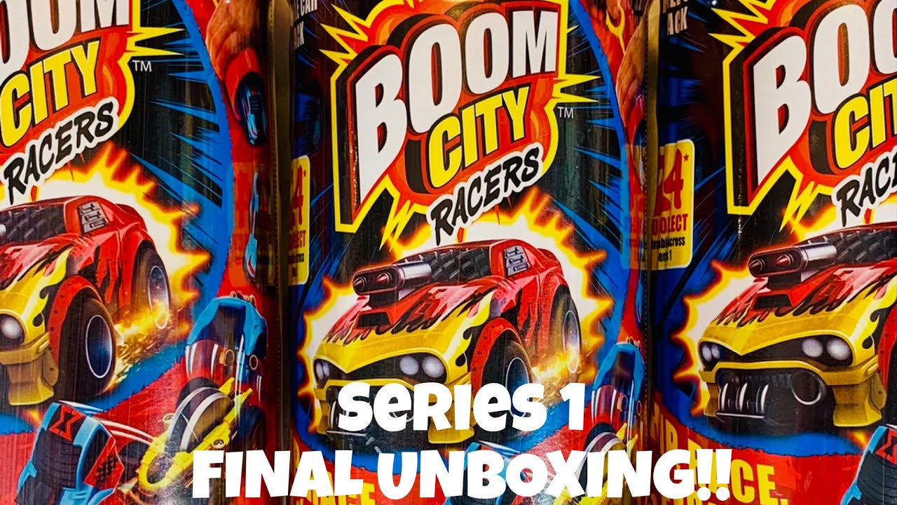Boom City Racers Series 1 FULL SET - Final Unboxing! - YouTube