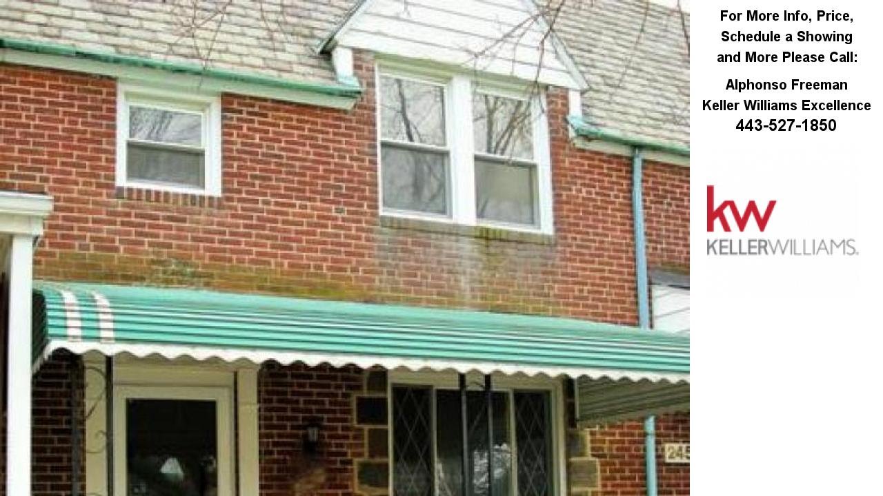 2456 KEYWAY, BALTIMORE, MD Presented by Alphonso Freeman. - YouTube