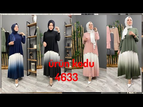 ETEKLİ TAKİM-[Tesettür Etekli Takım modeli-2021/]# 55gizemlimoda