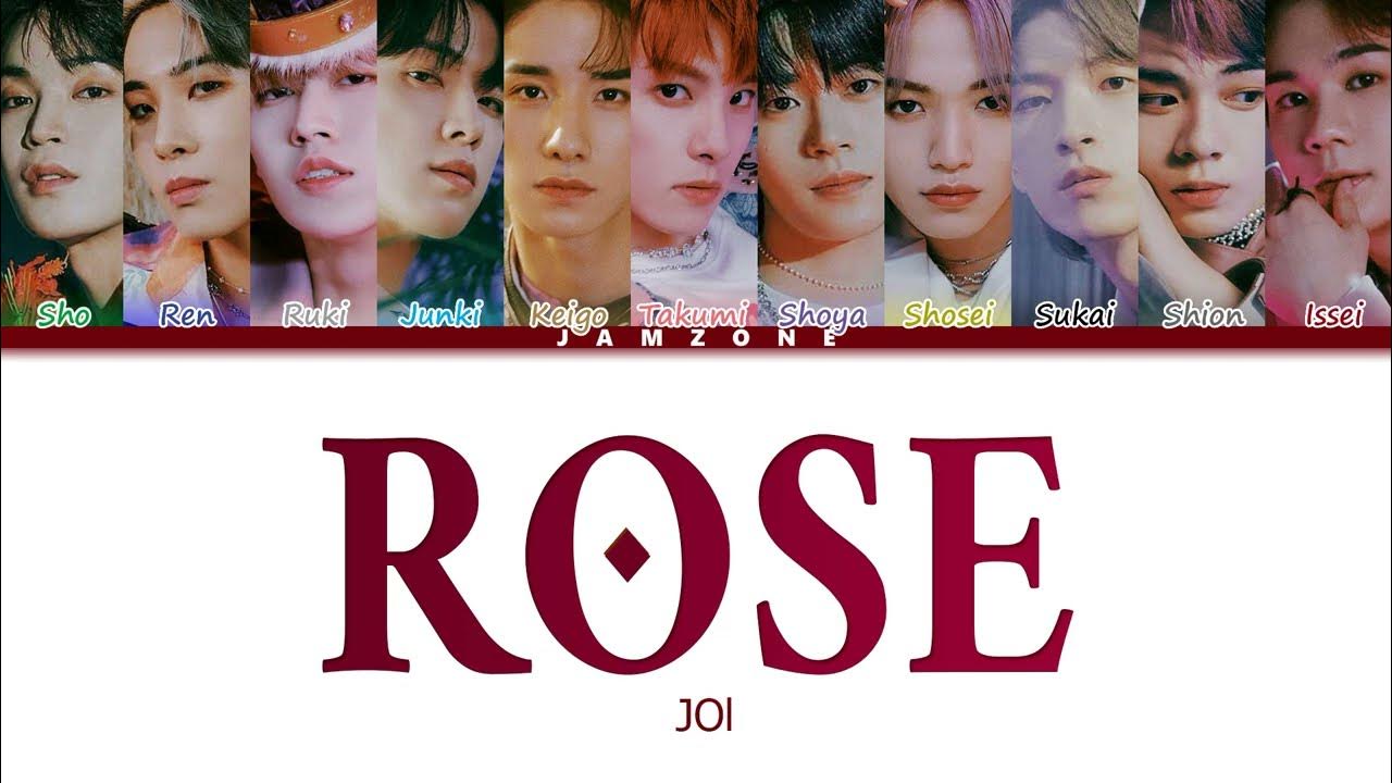 JO1 "Rose" Color Coded Lyrics／パート割歌詞 - YouTube