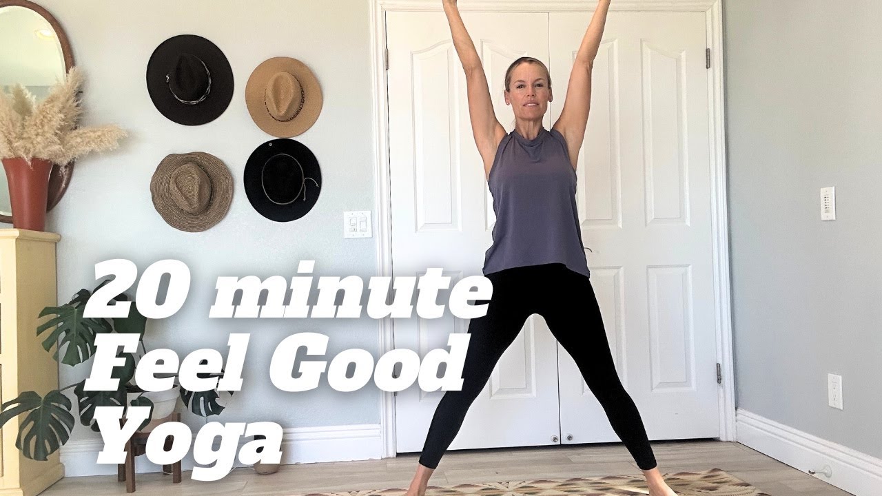 20 Minute Feel Good Flow I Intermediate Vinyasa Flow - YouTube