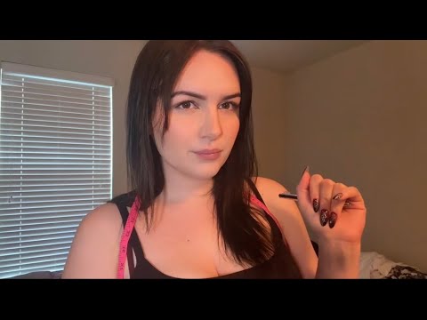 ASMR Men’s Suit Tailoring (measuring, fabric sounds, personal attention)