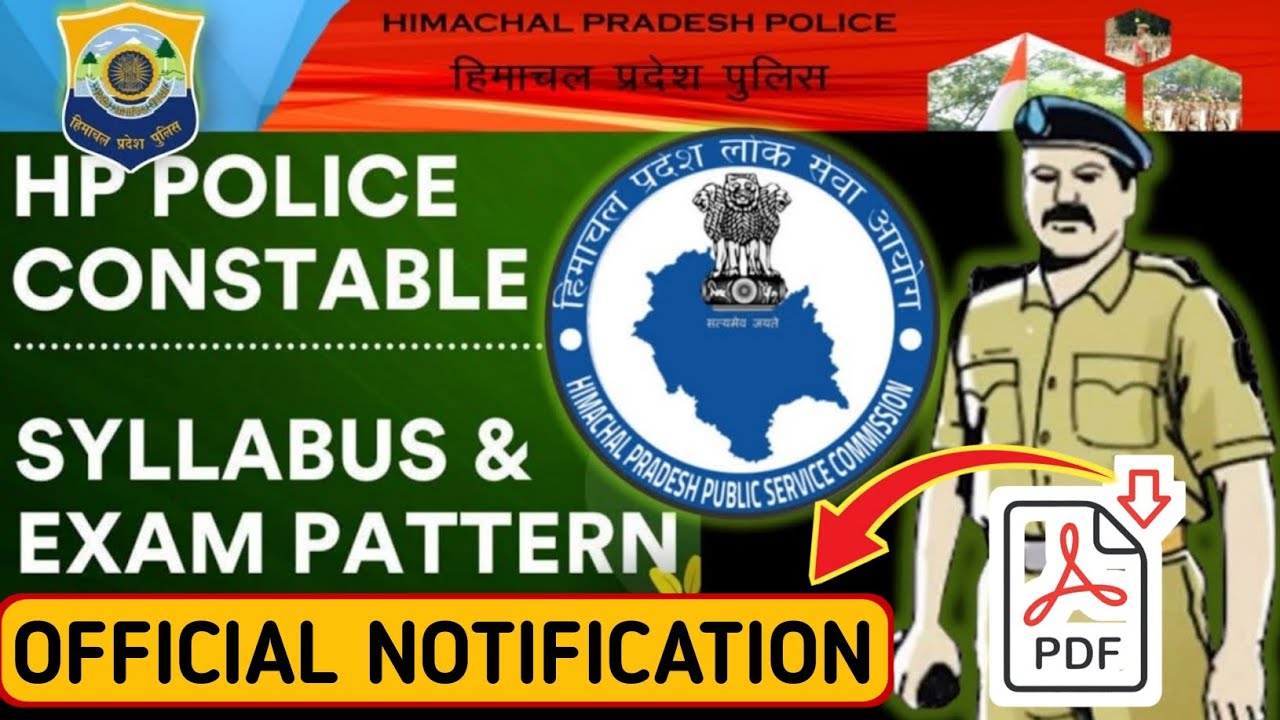 HP Police Official Syllabus Out 🔥| HP Police Syllabus 2024 | HP Police ...