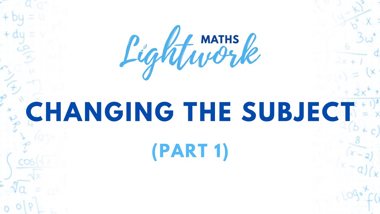 Changing the Subject (Part 1) - YouTube