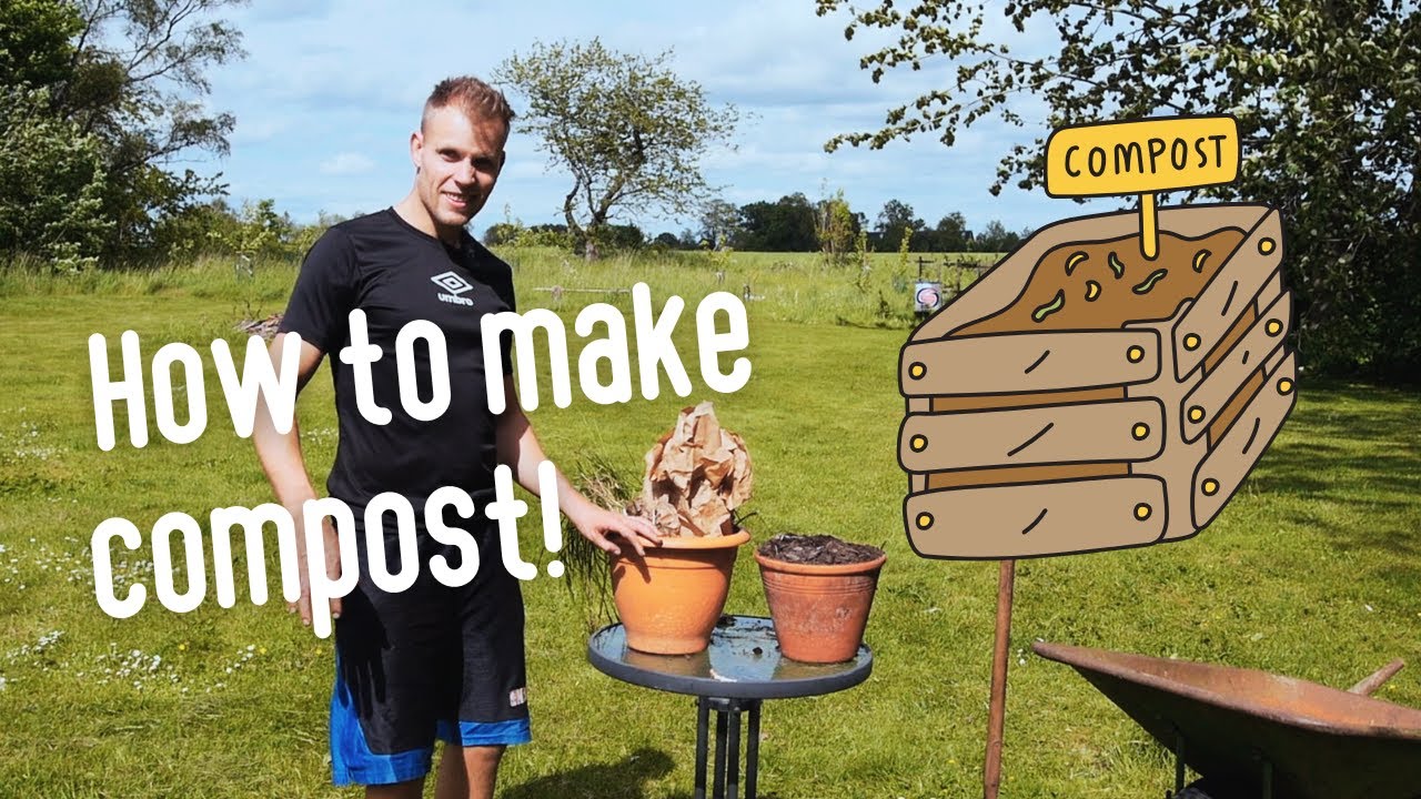 How to make a compost heap! Gardening VLOG. - YouTube