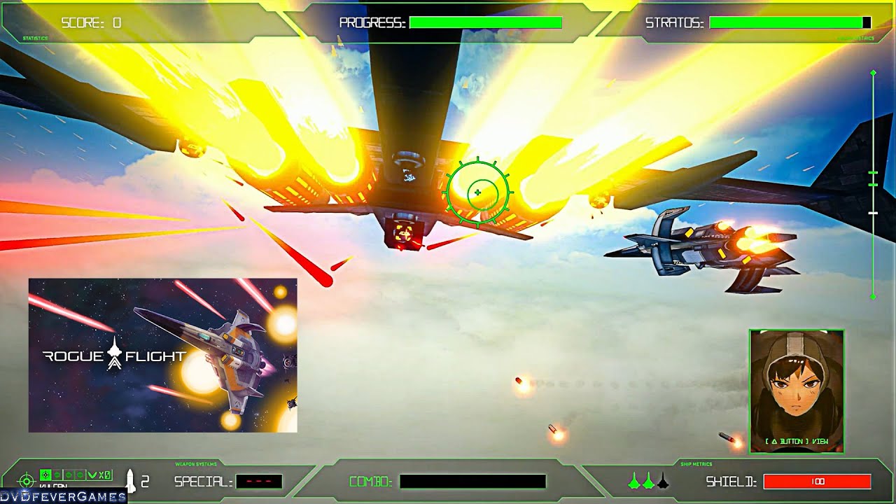 ROGUE FLIGHT (AFTERBURNER-style Arcade Game) - PS5 Longplay (4K UHD ...