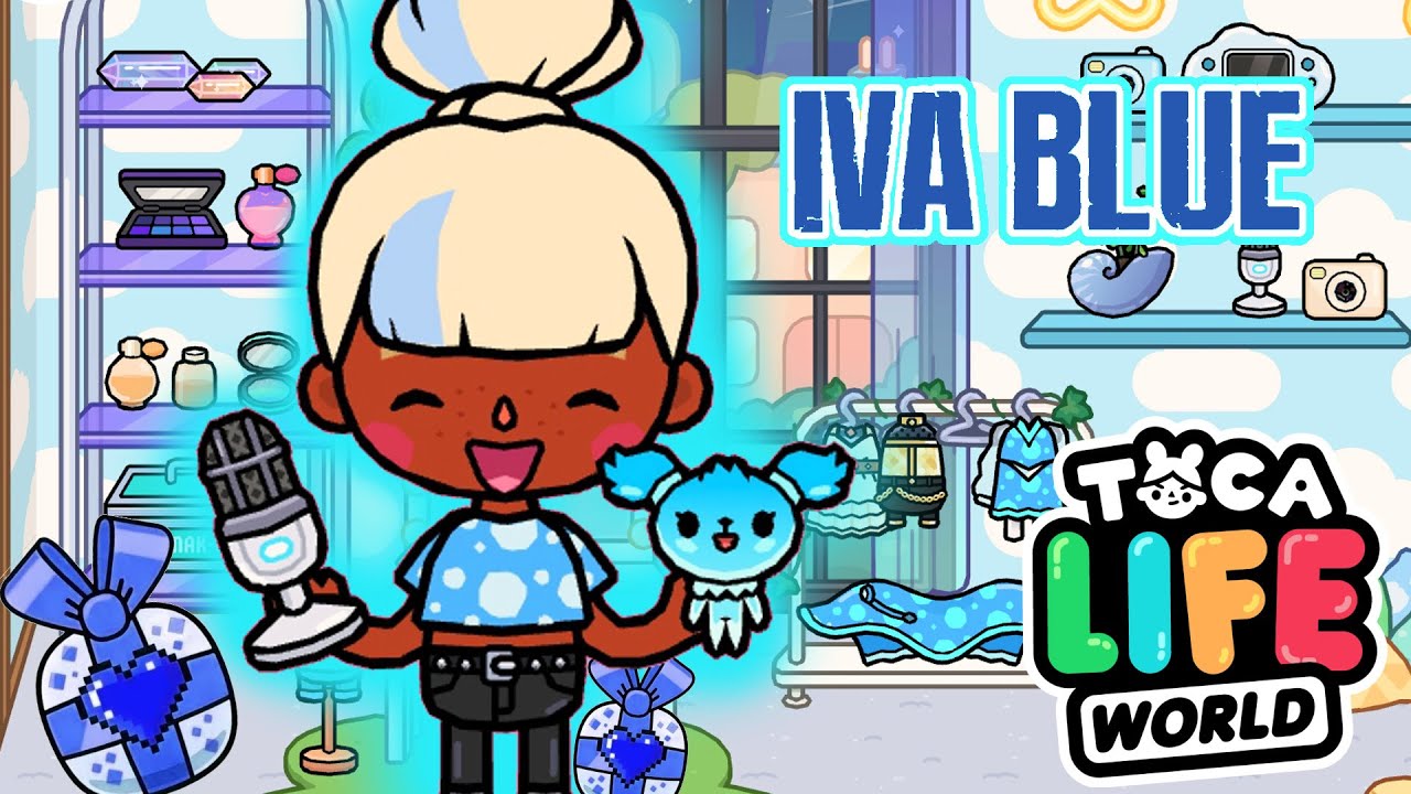 Iva Blue Wielka Gwiazda Toca Life World Toca Boca Historyjka Youtube