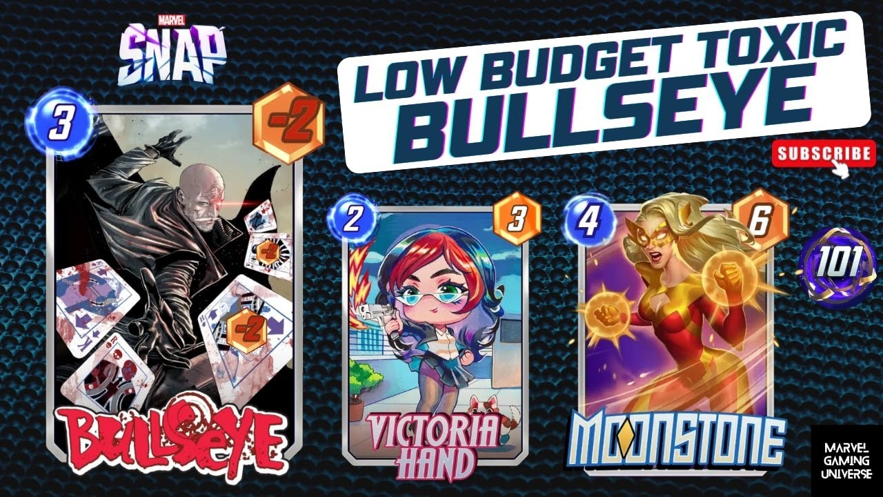 Marvel snap : Hit the Mark! Budget Bullseye Discard Deck in Marvel Snap ...