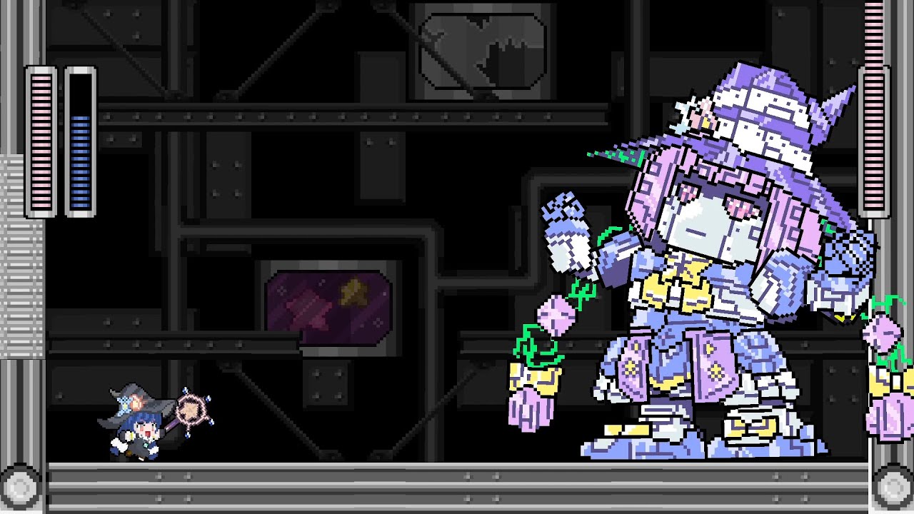 Magical Magic World (PC) - Kohaku? Fortress Part 3 - #11 [Mega Man-like ...