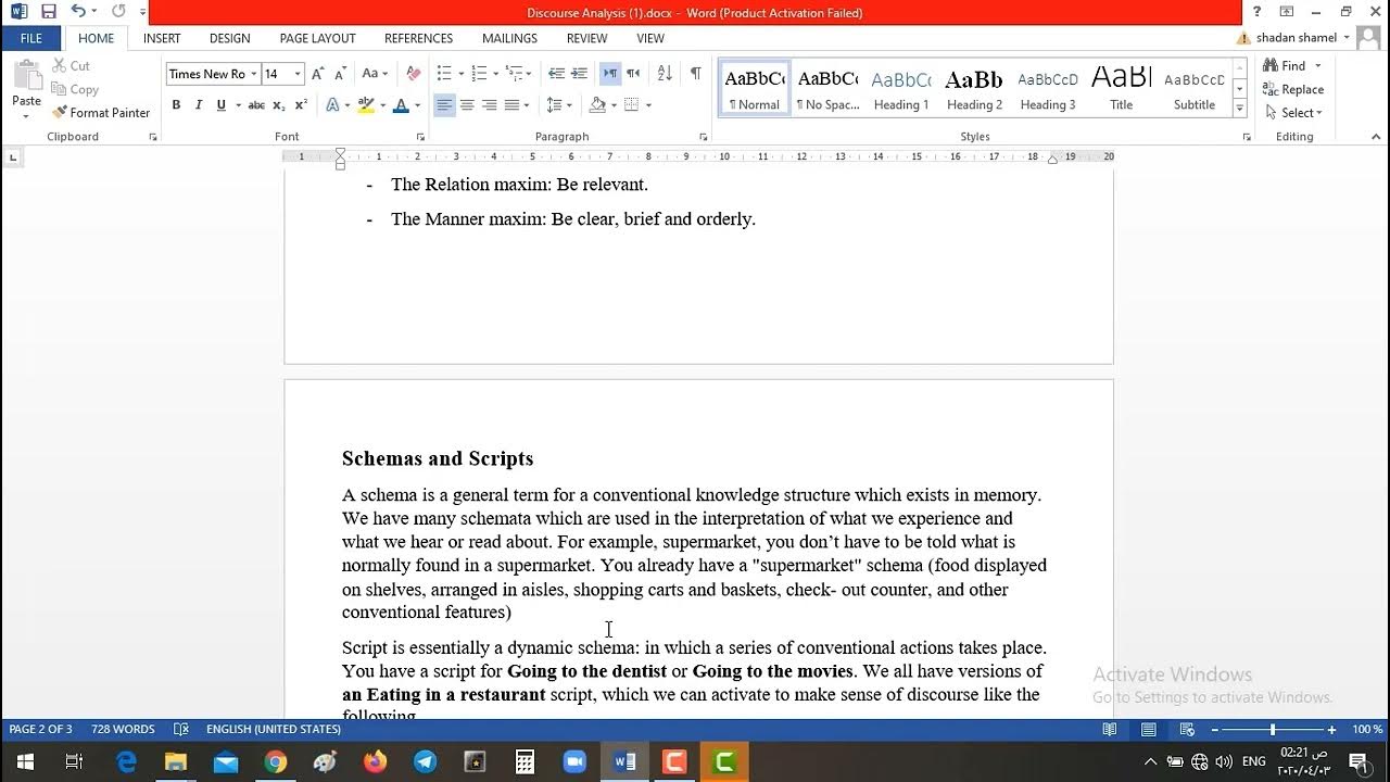 Schema and Script/ The Study of Language / George Yule - YouTube