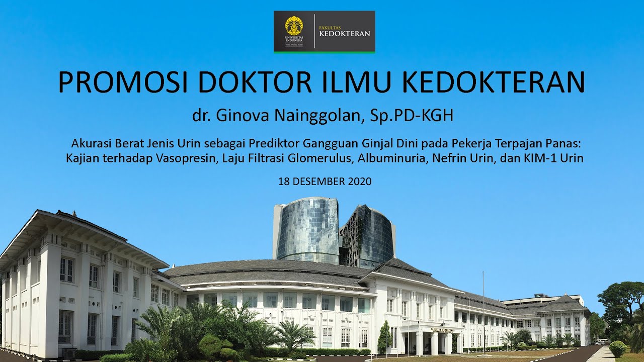 [Ujian Promosi Doktor] dr. Ginova Nainggolan, Sp.PD-KGH | Program ...
