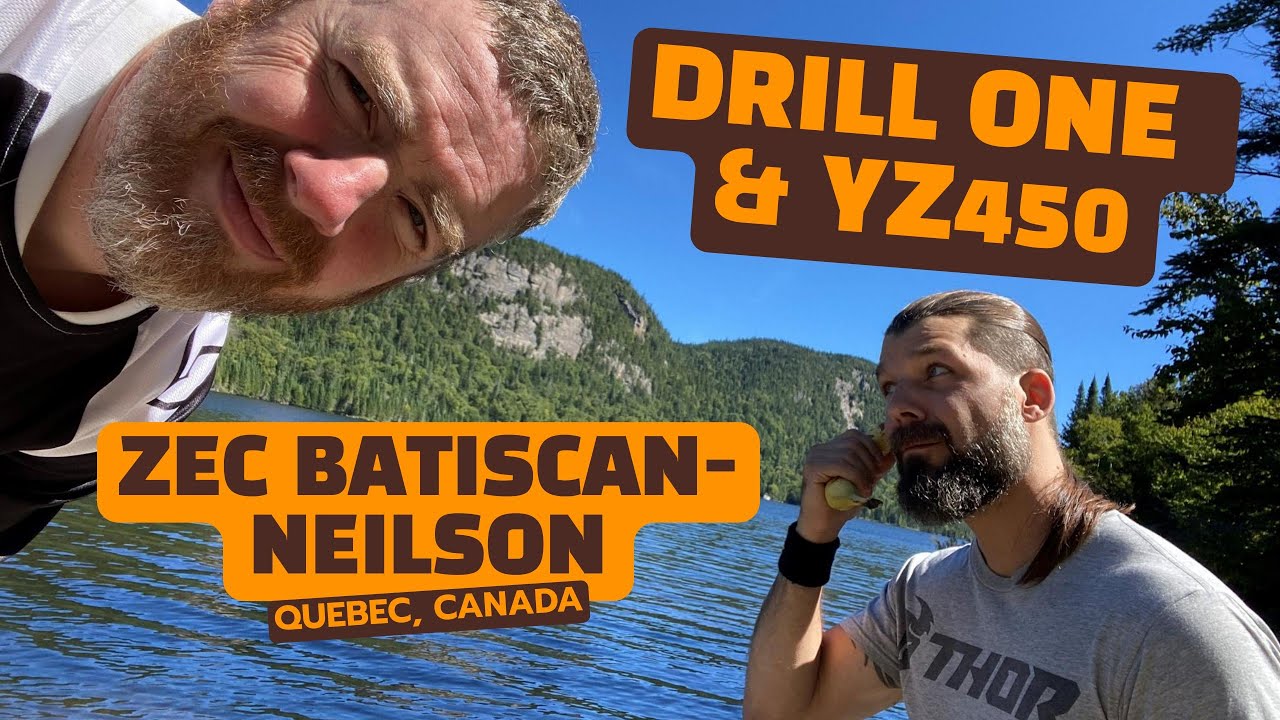 Drill One & YZ450 in Zec Batiscan-Nelson, Quebec, Canada [4k] - YouTube