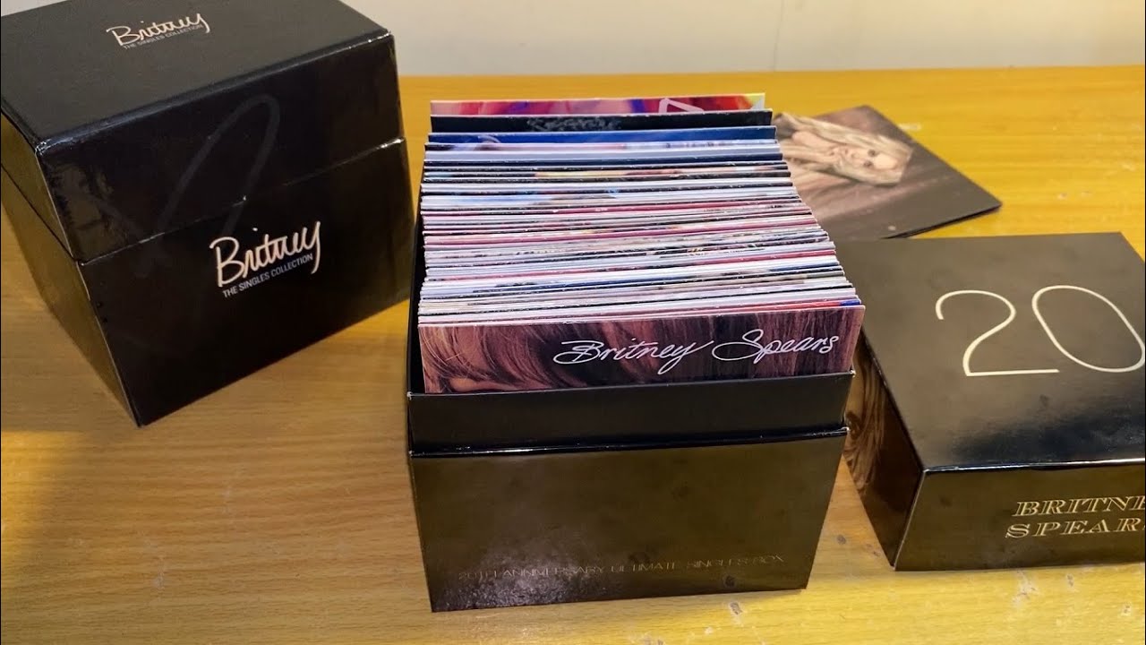 Britney spears box set comparison (Official vs fan made) - YouTube