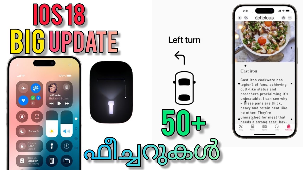 IOS 18 huge update || 50+ New features in Malayalam - YouTube
