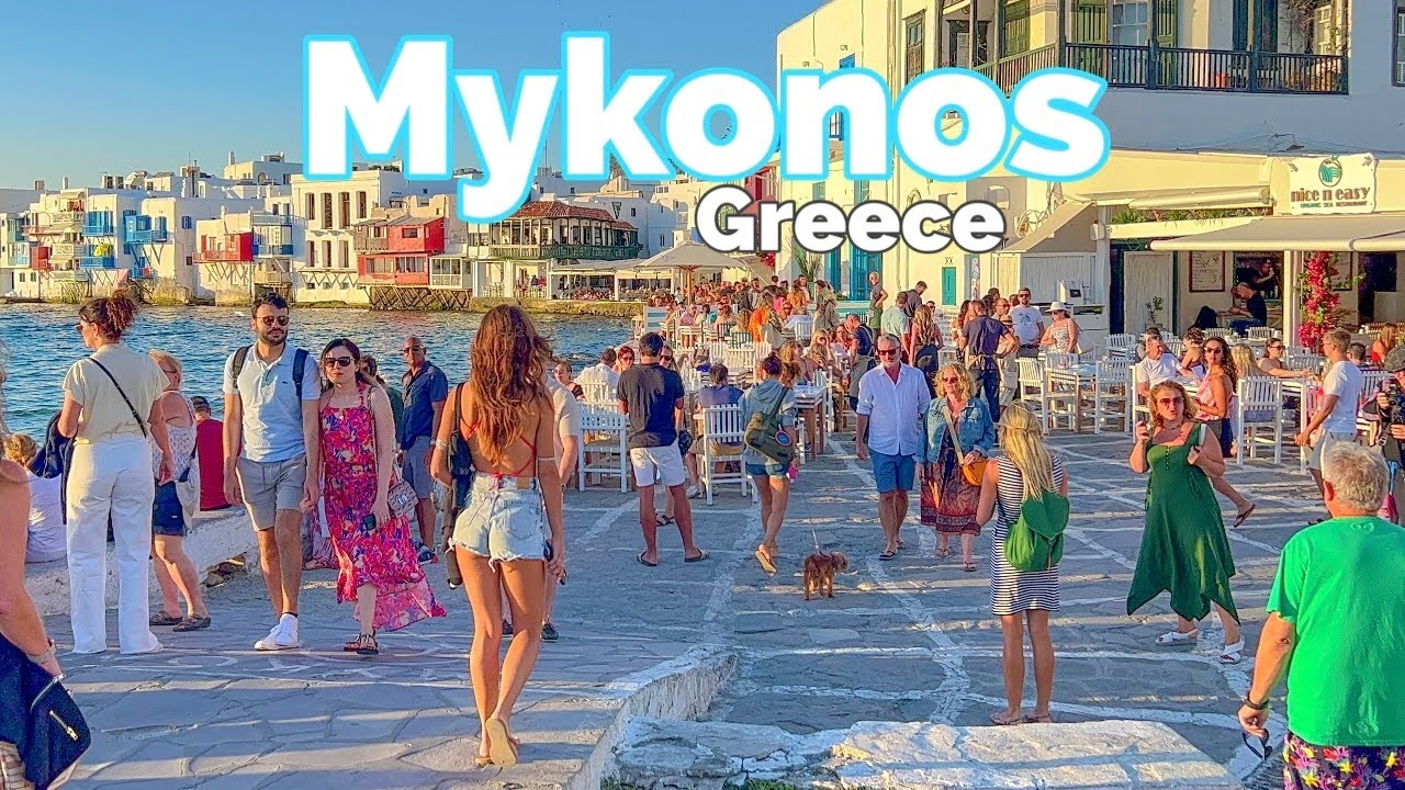 Mykonos, Greece 🇬🇷 - Summer Walk - September 2022 - 4K HDR - YouTube